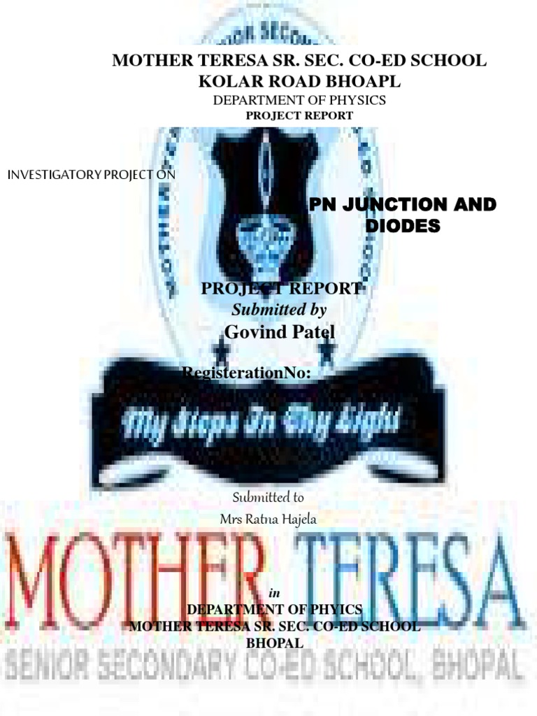 Sample Investigatory Project | PDF | P–N Junction | Diode