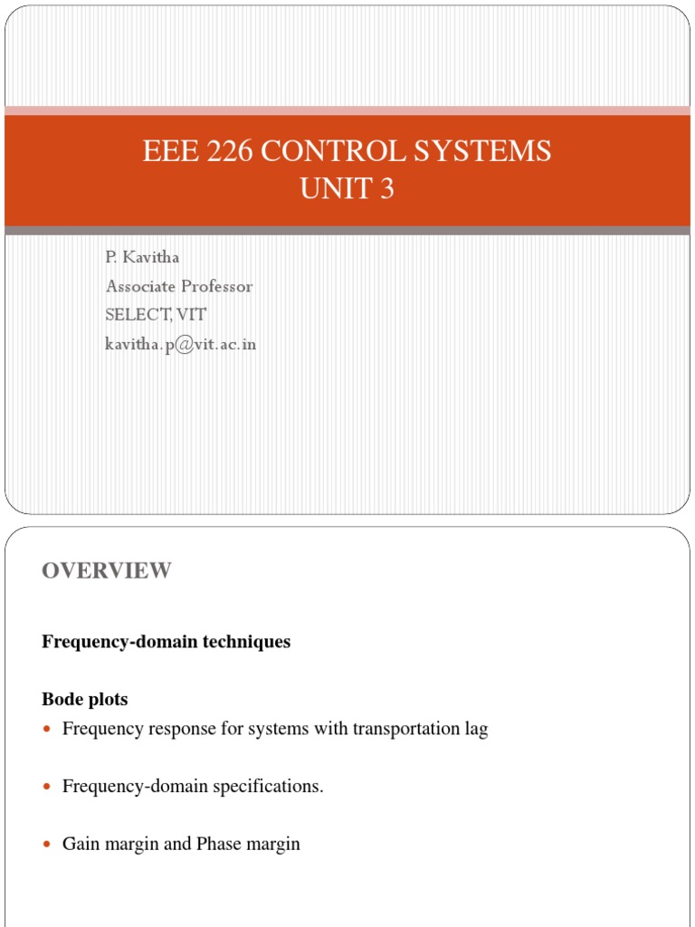 Bode Plot | PDF | Control Theory | Systems Theory