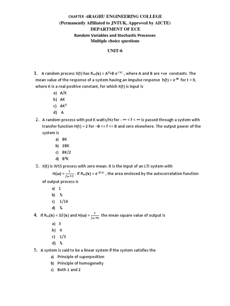 Chapter 6 Multiple | PDF | Spectral Density | Telecommunications Engineering