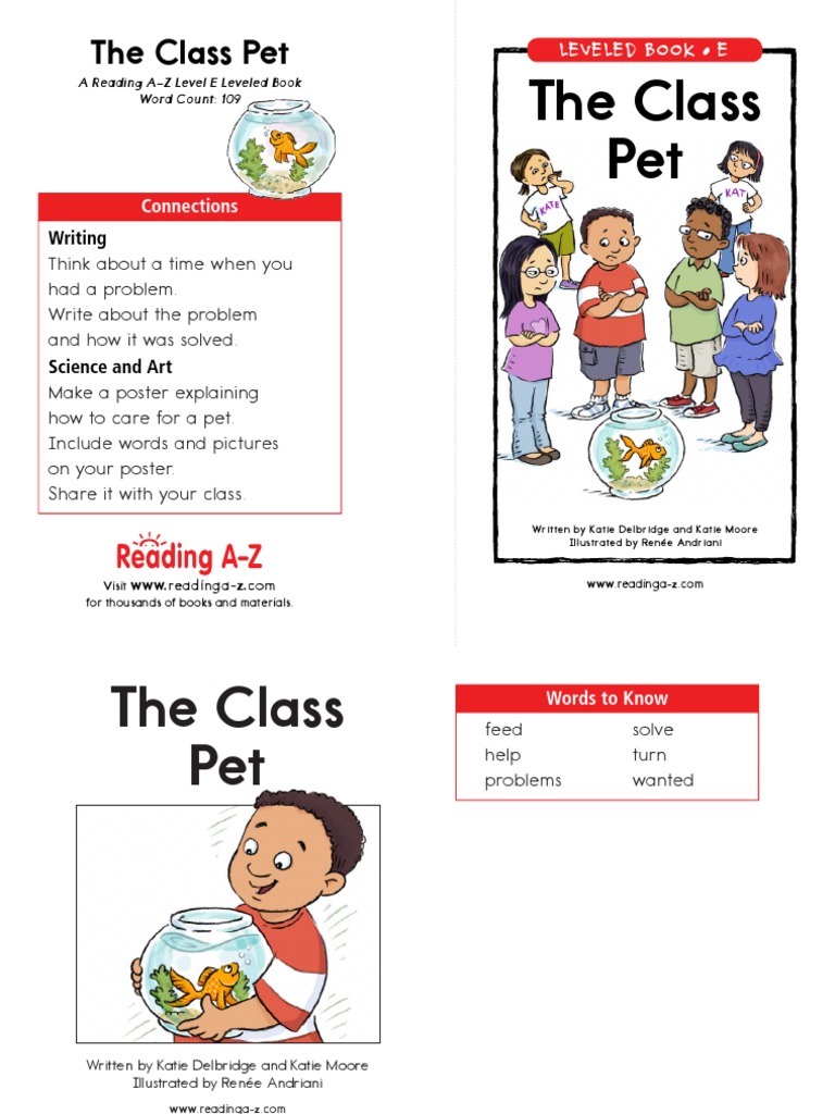 The Class Pet | PDF