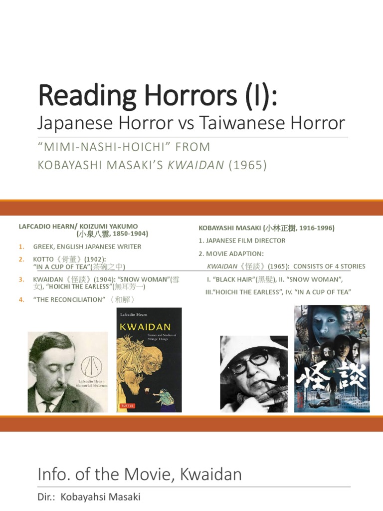 Hoichi the Earless in Kwaidan Analysis | PDF | Religion & Spirituality ...