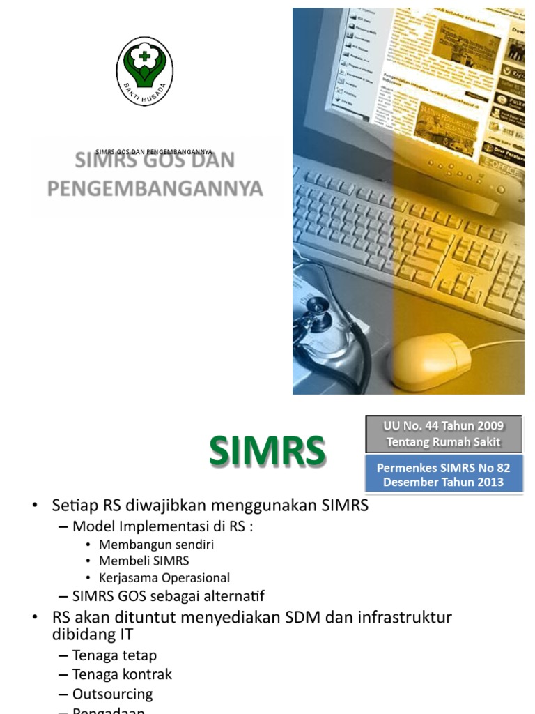 Pengenalan SIMRS GOS | PDF