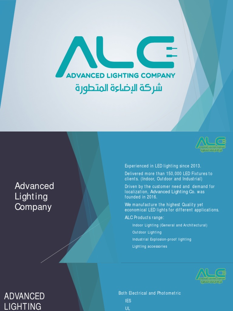Advanced Lighting Company | PDF | Lighting | Light Emitting Diode