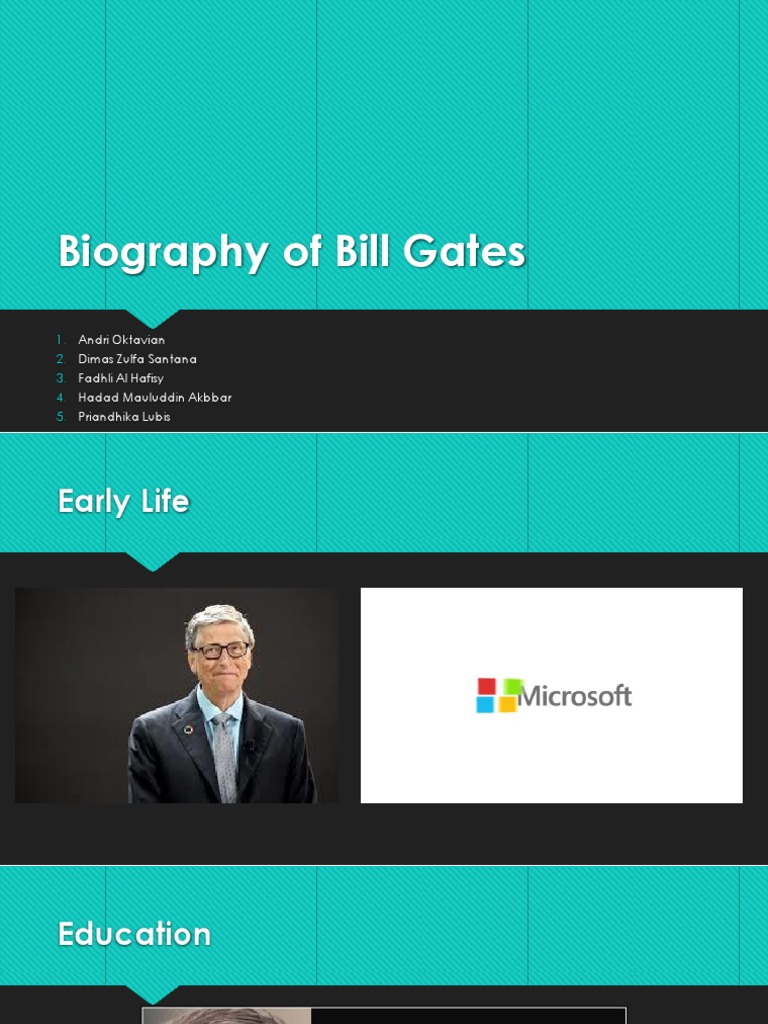 Bill Gates: Biography and Achievements | PDF