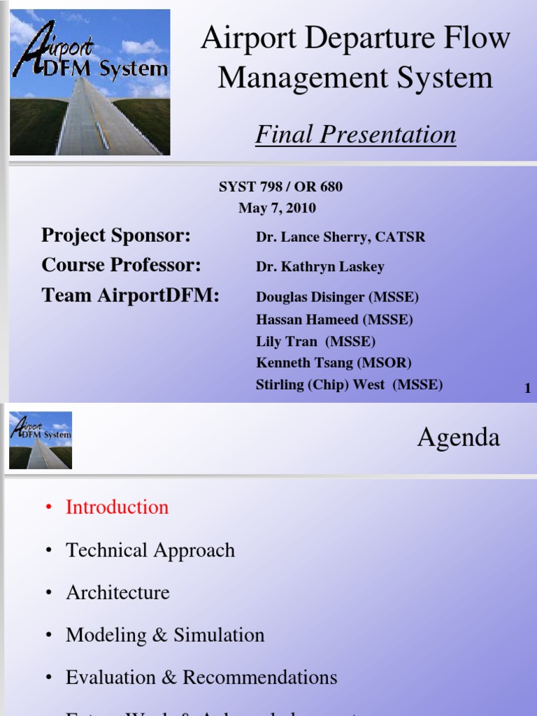 Airport Departure Flow Management System | PDF | Air Traffic Control ...