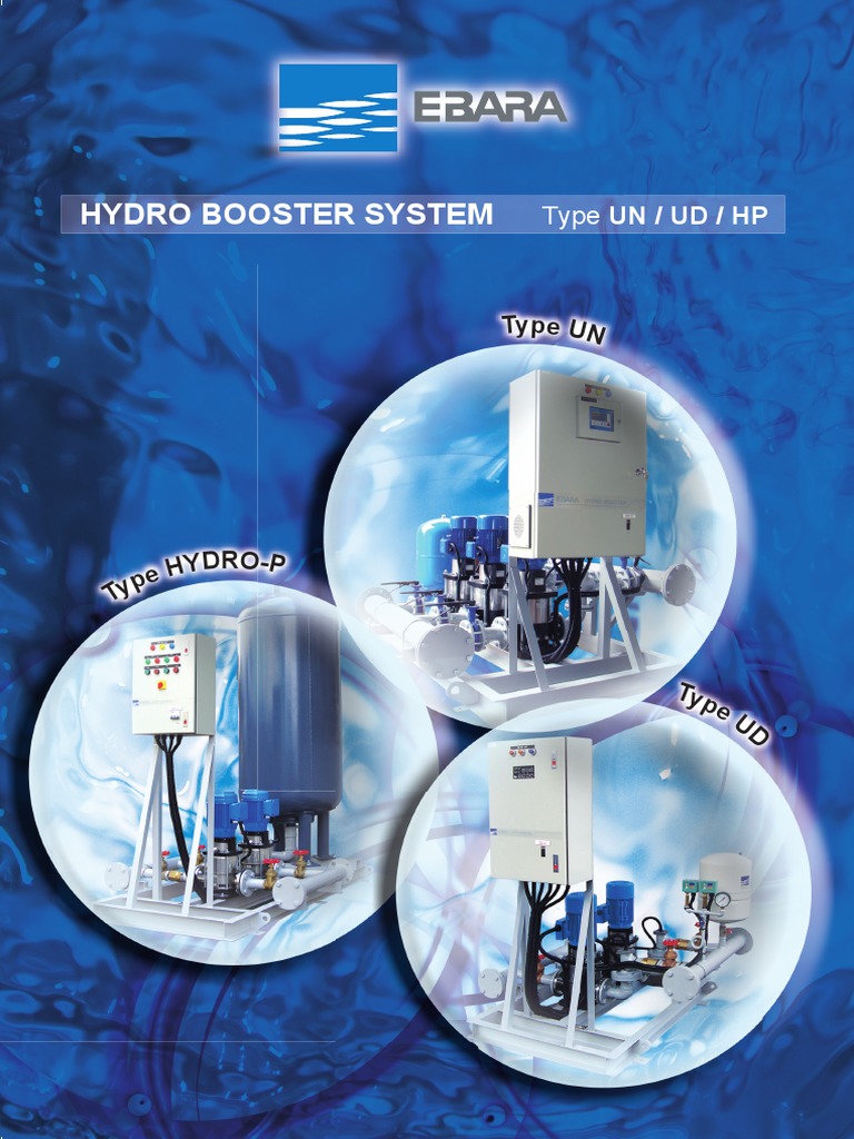 EBARA HydroBoosterSystem | PDF | Power Inverter | Pump