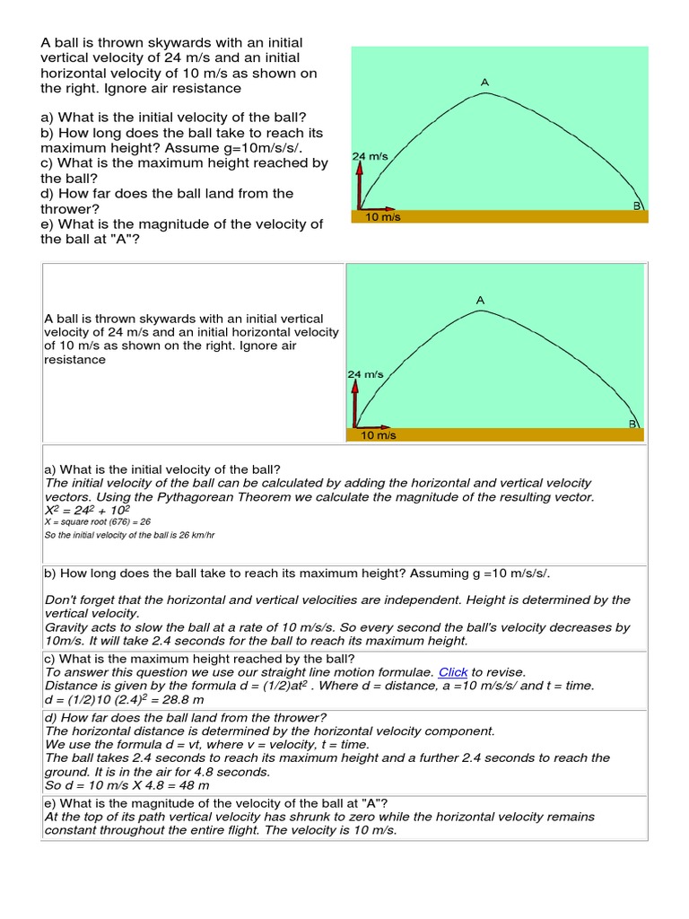 Projectile-Motion-1.docx | Acceleration | Velocity