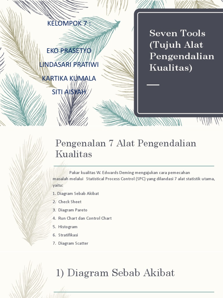 Seven Tools (Tujuh Alat Pengendalian Kualitas) | PDF