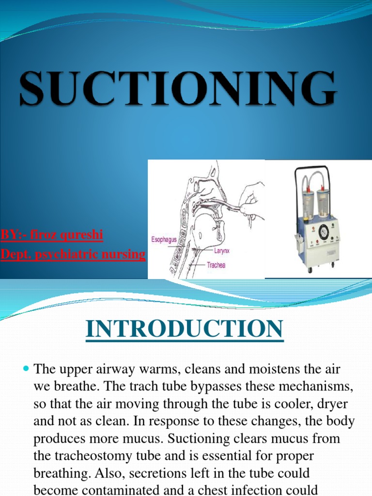 Suctioning 160714115618 | PDF | Respiratory Tract | Clinical Medicine