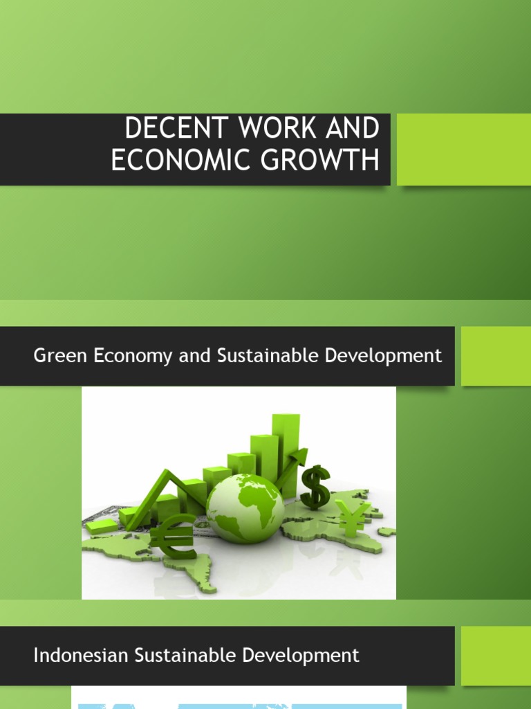 Decent Work and Economic Growth | PDF