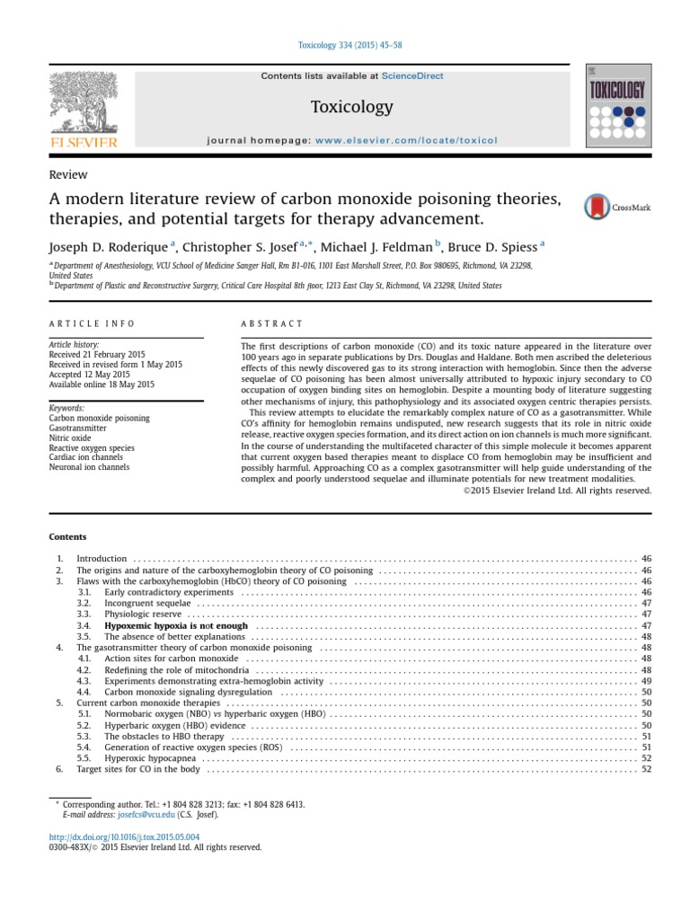 Toxicology: Joseph D. Roderique, Christopher S. Josef, Michael J ...