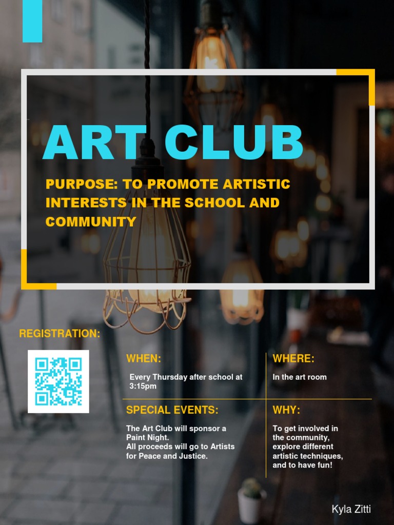 Art Club Flyer 1 | PDF