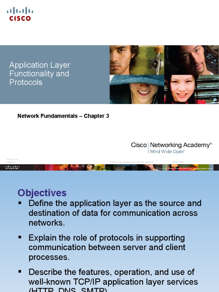 Application Layer Functionality and Protocols: Network Fundamentals - Chapter 3 | PDF | Client ...