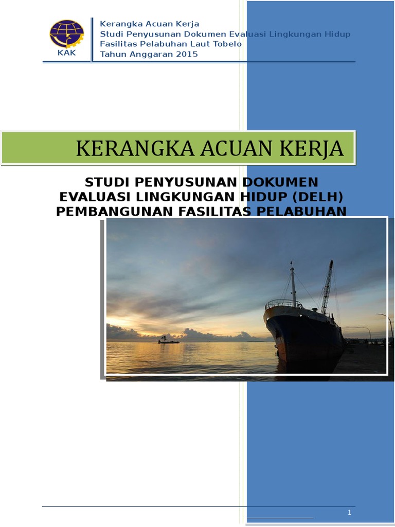 Studi DELH Pelabuhan Laut Tobelo | PDF | Sains & Matematika