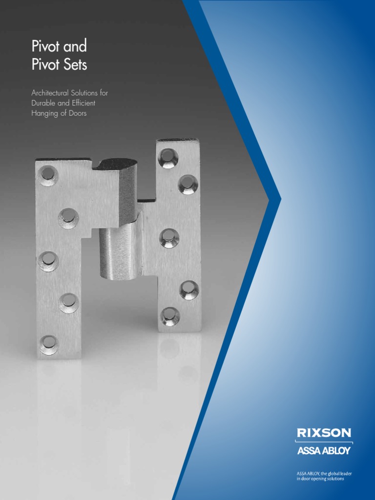 Rixson Pivot Sets | PDF | Door | Copyright