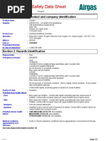 Oxygen Safety Data Sheet (MSDS) | PDF | Oxygen | Dangerous Goods