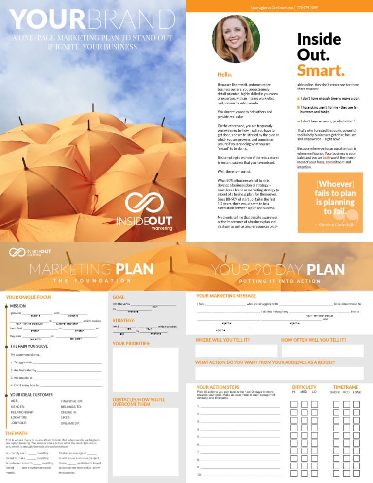 1-Page Marketing Strategy | PDF | Marketing | Business