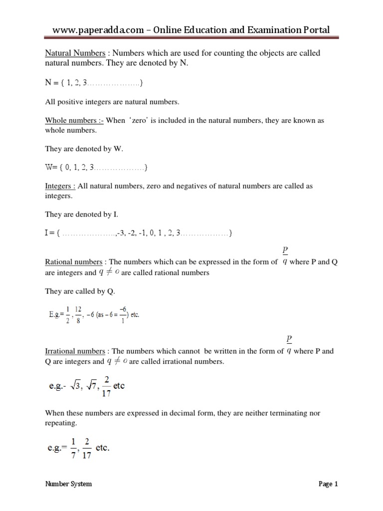 Online Education and Examination Portal | Download Free PDF | Numbers ...