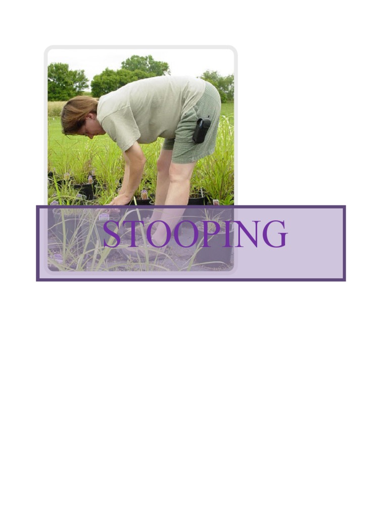 Stooping | PDF | Language Arts & Discipline