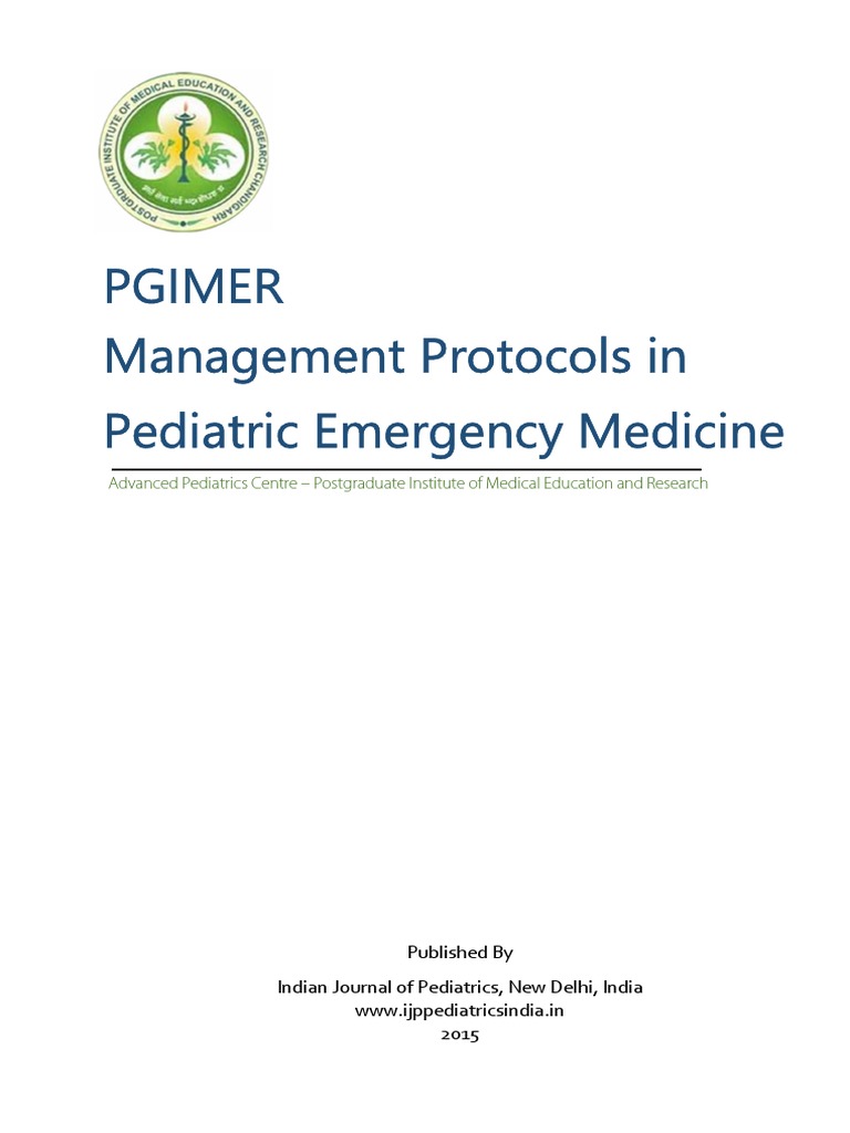 ER Protocol Paeds | PDF | Respiratory System | Lung