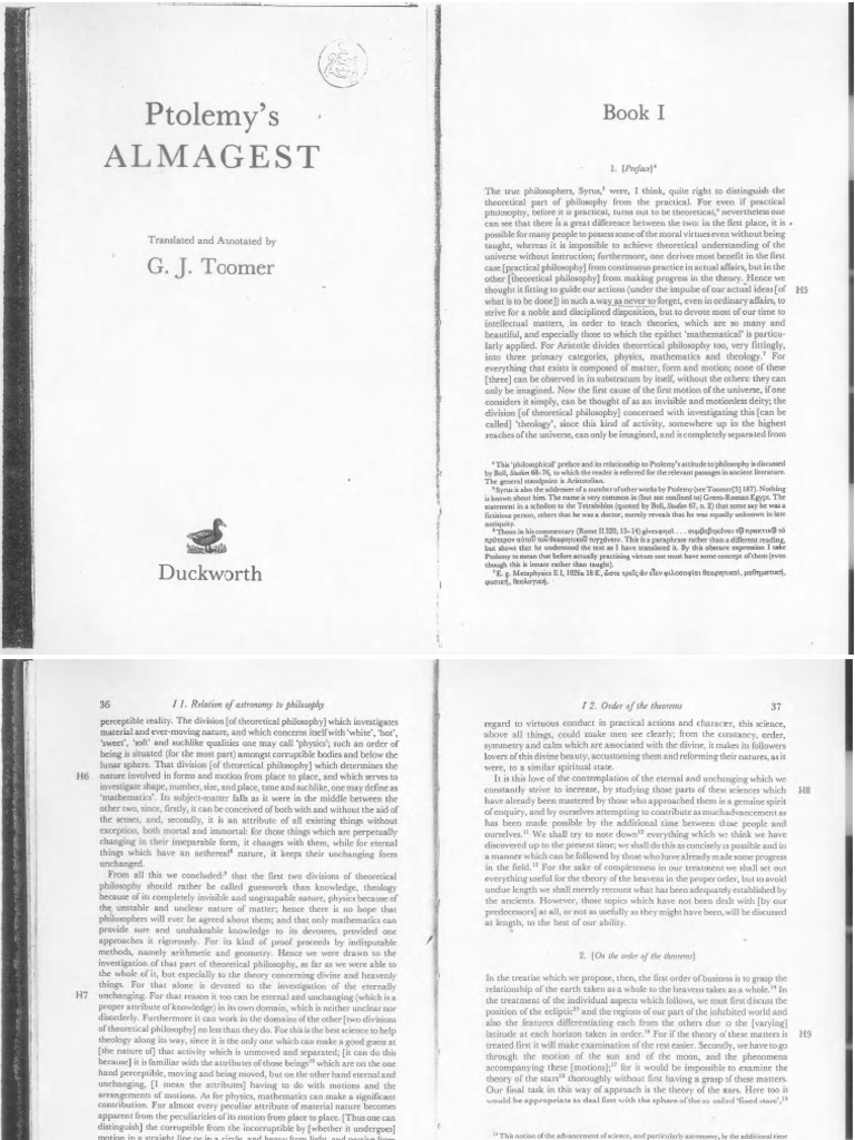 Klaudije Ptolomej Almagest PDF | PDF