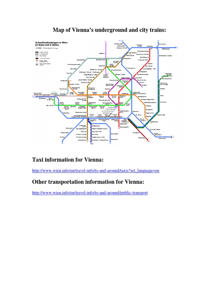 Vienna Metro System | PDF