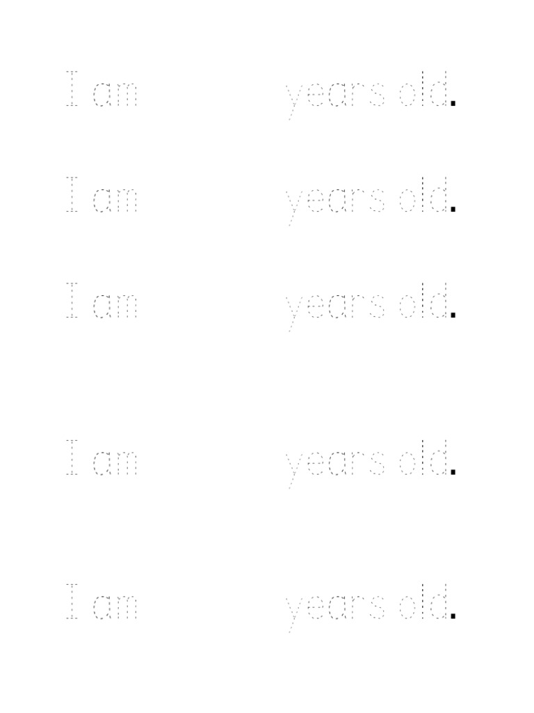 I Am Years Old. I Am Years Old. I Am Years Old. I Am Years Old. I Am ...