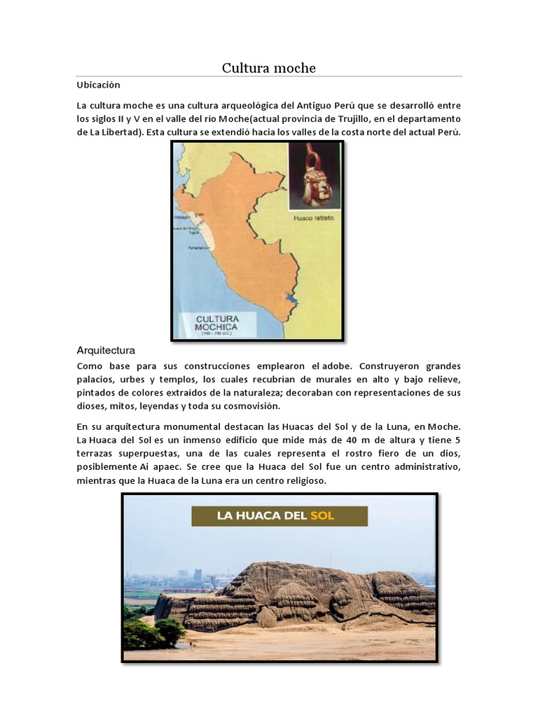 Cultura Moche | PDF | Cultura (general)