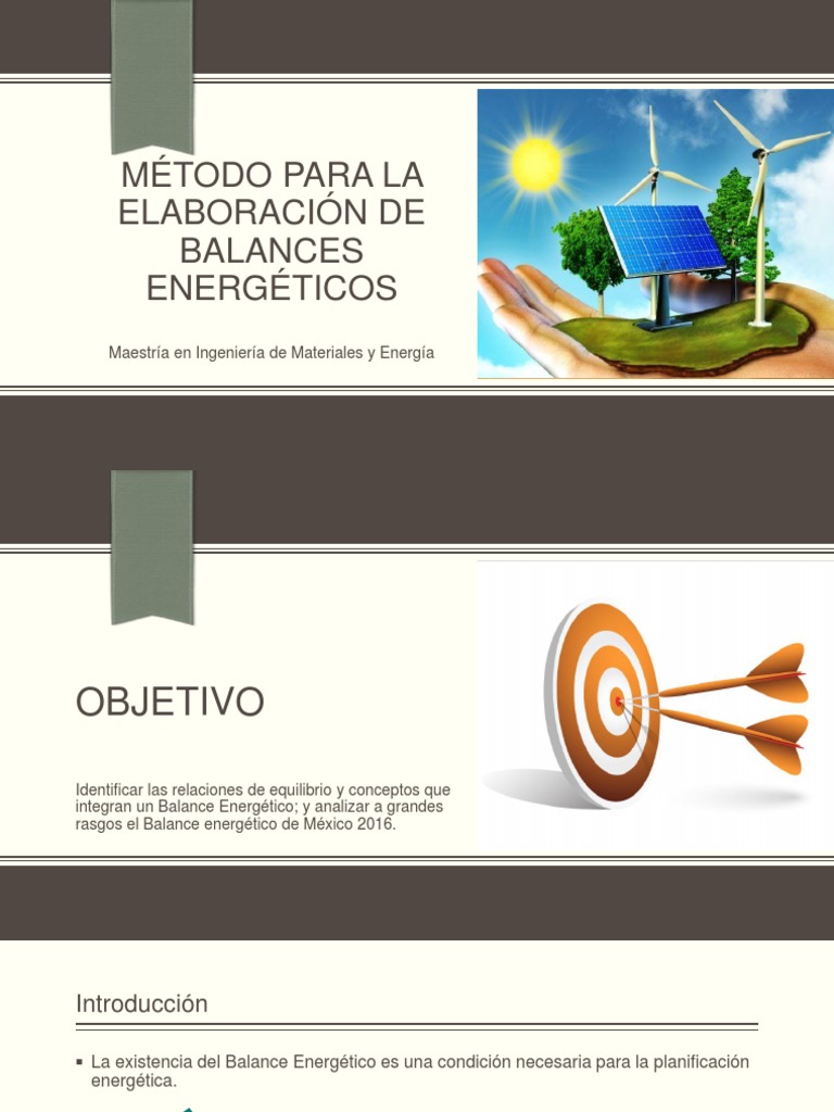 Metodo para La Elaboracion de Balance Energeticos | PDF | Caloría ...