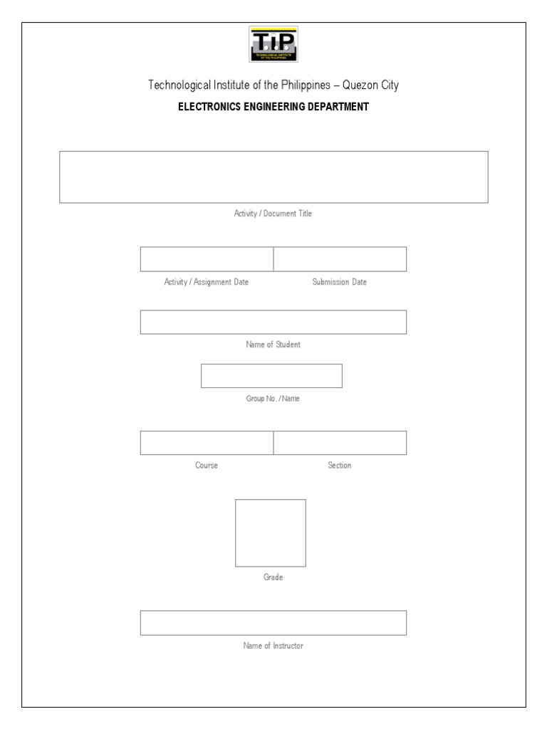 Official Title Page - ECE 504 | PDF