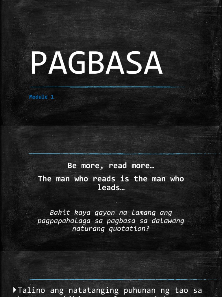 Pagbasa | PDF
