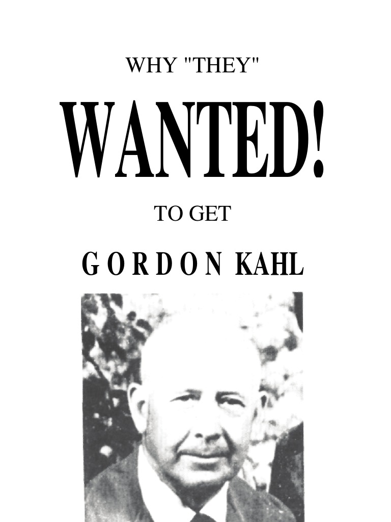 Why They Wanted To Get Gordon Kahl (1996) Ed | PDF | Jews | Ashkenazi Jews