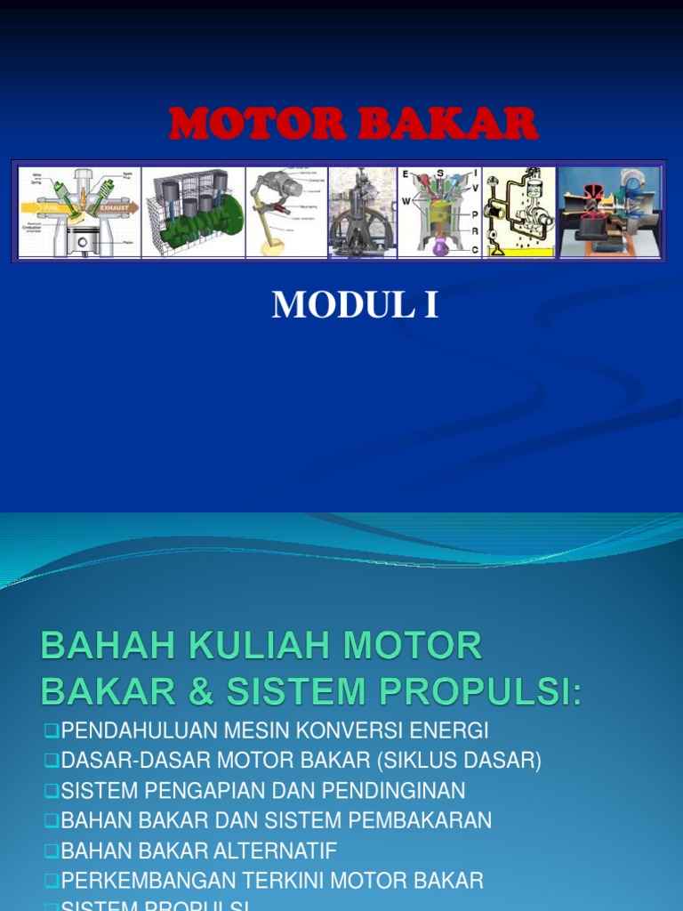 Motor Bakar Modul 1 | PDF