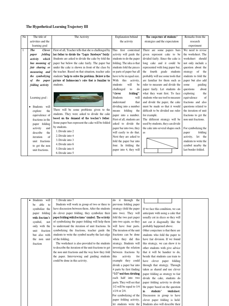 The Hypothetical Learning Trajectory III | PDF | Fraction (Mathematics ...