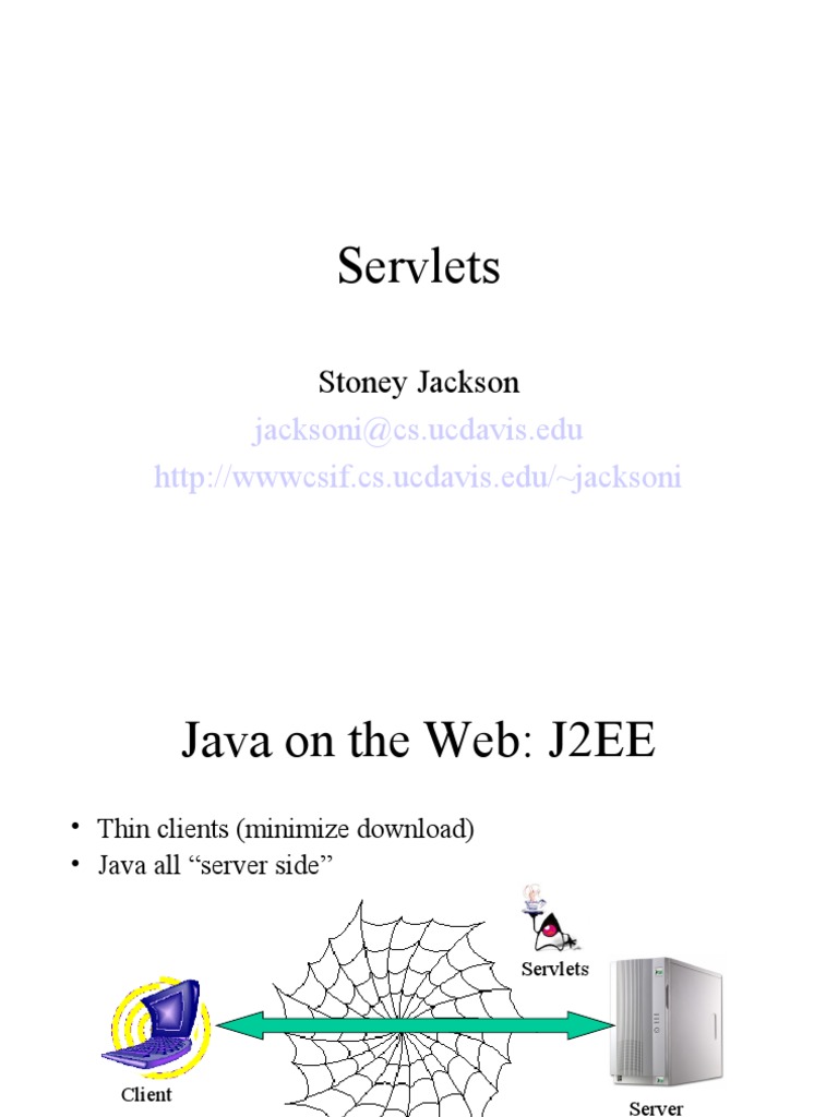 Servlets | PDF | Internet & Web | Web Server
