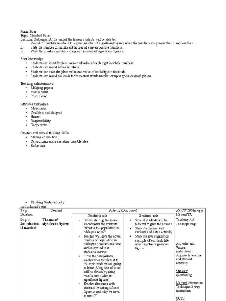 Mastering Significant Figures in Math | PDF | Significant Figures ...
