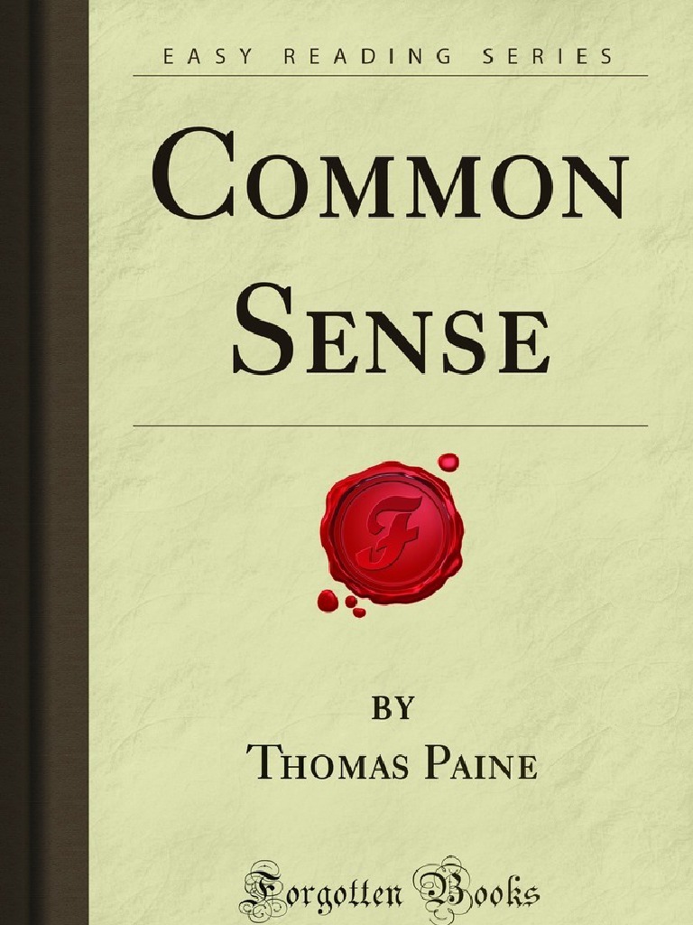 Thomas Paine Common Sense | PDF | Thomas Paine | Common Sense