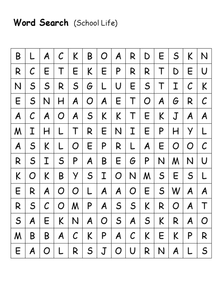 Word Search | PDF