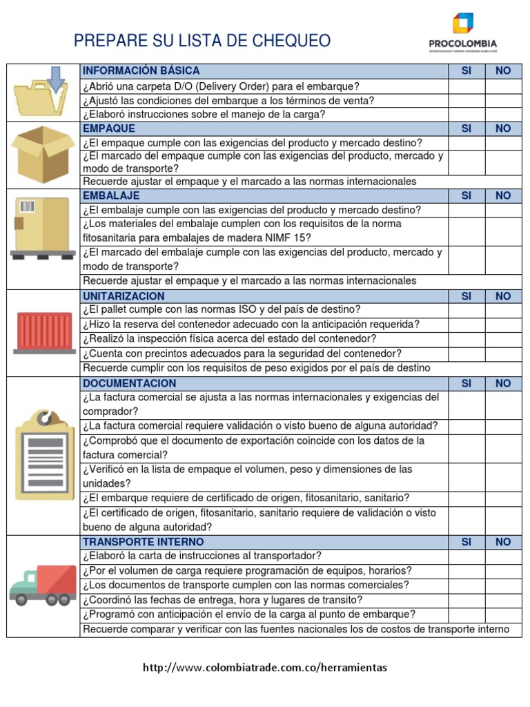 Check List Formulario | PDF | Carta de crédito | aduana
