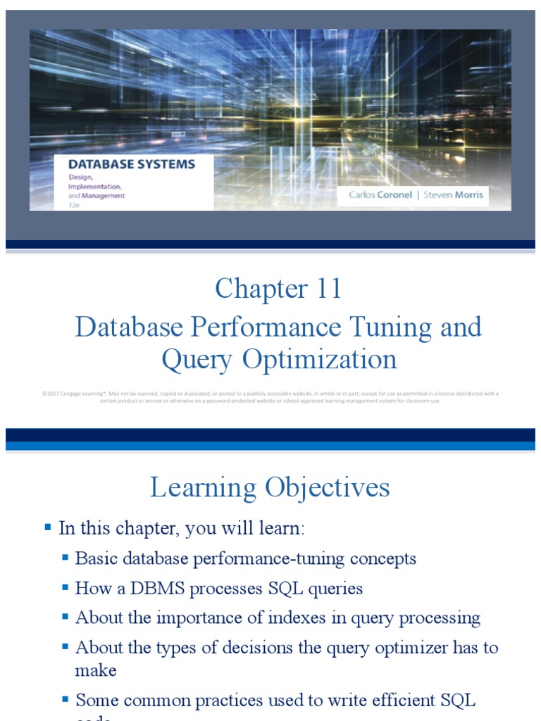 Database Performance Tuning and Query Optimization | PDF | Database ...