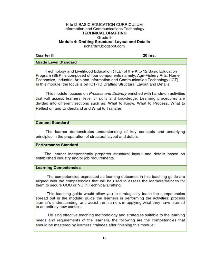 D-TD TG Module4 Structural Layout & Details | PDF | Technical Drawing ...