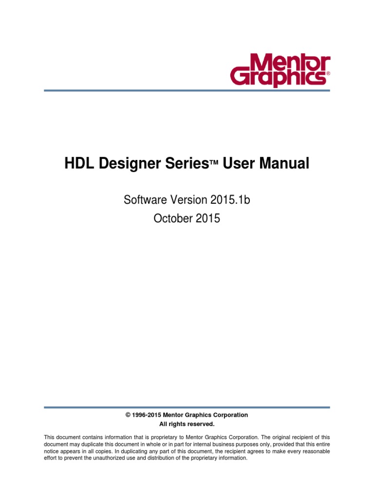 HDL Designer | PDF | Proprietary Software | Trademark
