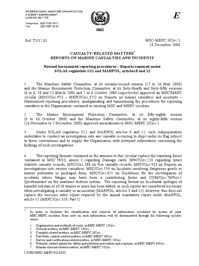 r9 MSC Mepc.3 Circ.3 | PDF | Ships | Cargo Ship