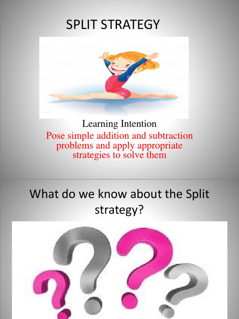 Understanding the Split Strategy | PDF