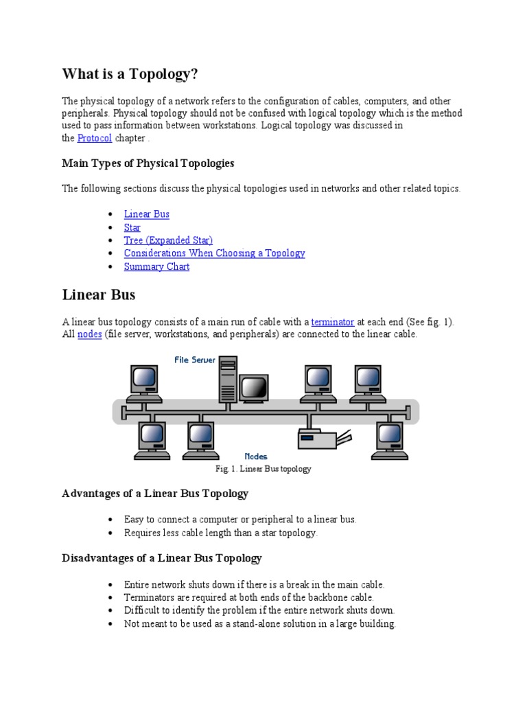 What Is A Topology | PDF | Network Topology | Computer Network