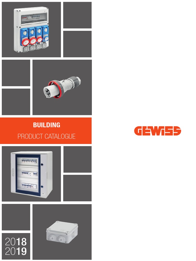 Gewiss BUILDING Product Catalogue 2018/2019 | PDF | Electrical ...