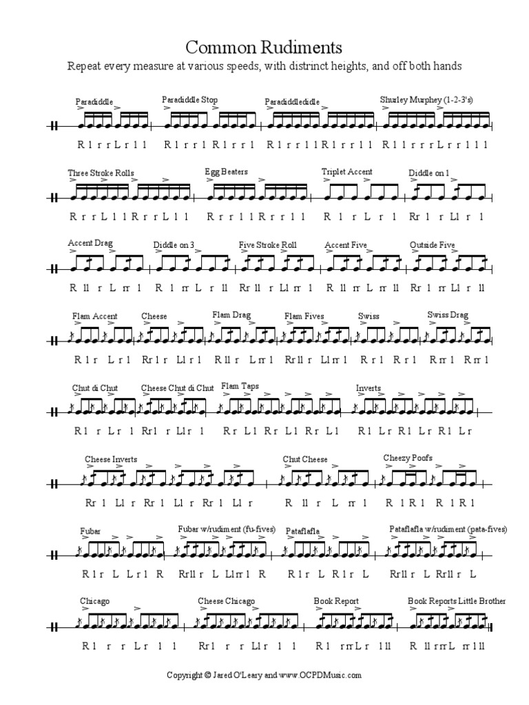 SCV 16th Note Pyramid | PDF | Rhythm And Meter | Drumming