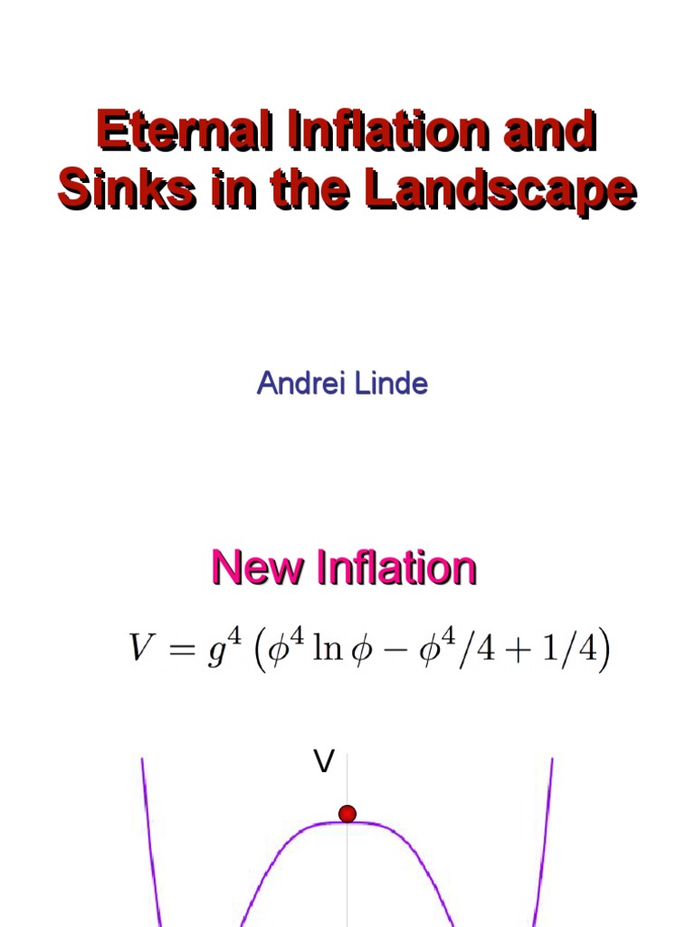 Eternal Inflation and Sinks in The Landscape Eternal Inflation and ...