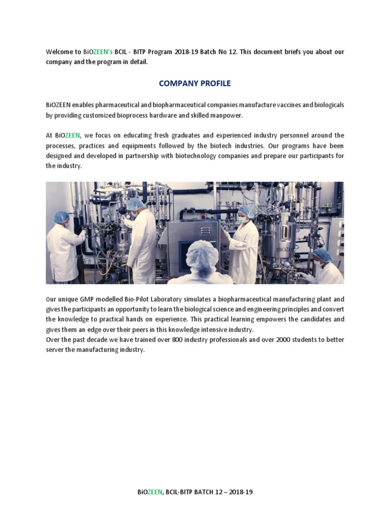 Biozeen | PDF | Biopharmaceutical | Biotechnology