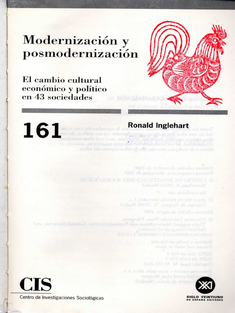 Ronald Inglehart - Modernización y Postmodernización c2 | PDF ...